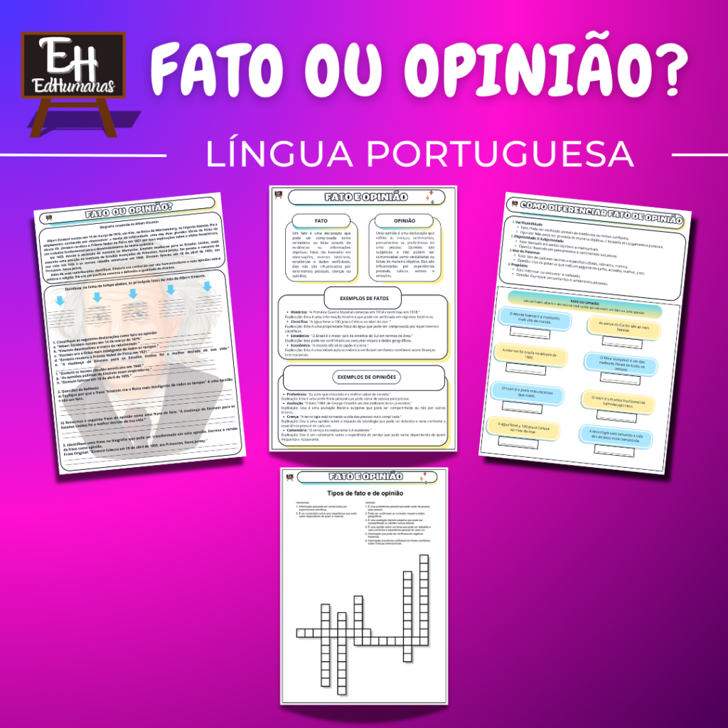 Fato ou opinião? – EdHumanas Língua Portuguesa