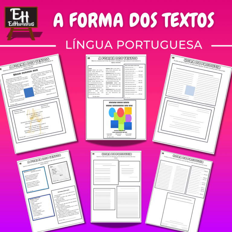 A forma dos textos – EdHumanas Língua Portuguesa